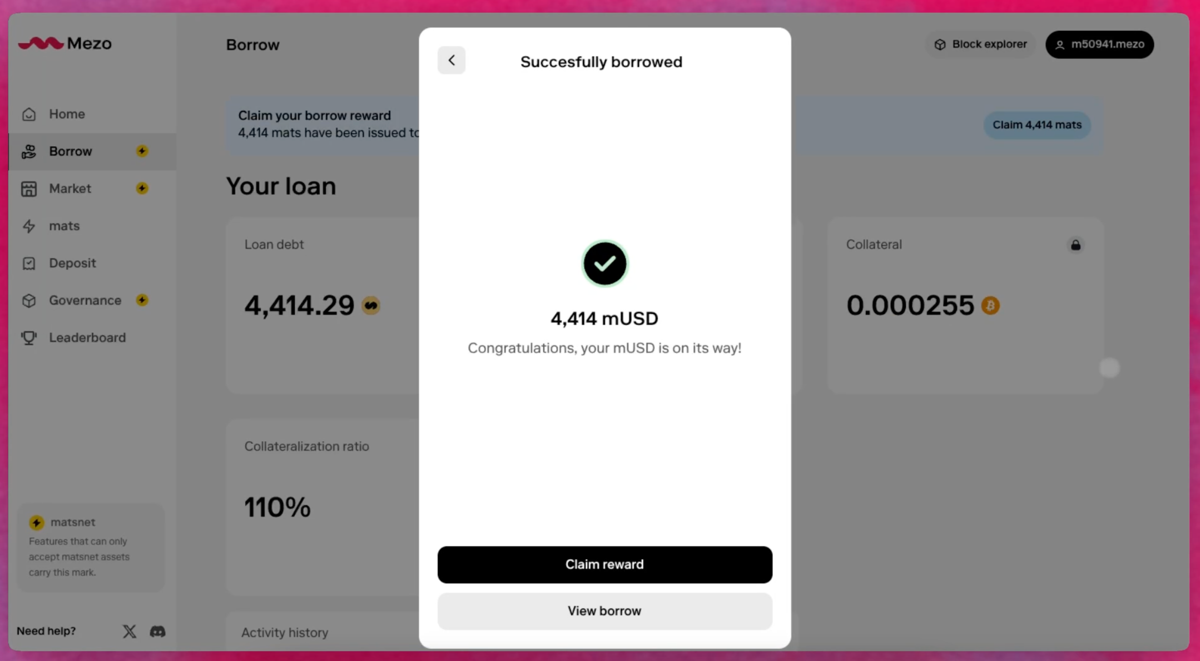 Borrow against your Bitcoin with MUSD