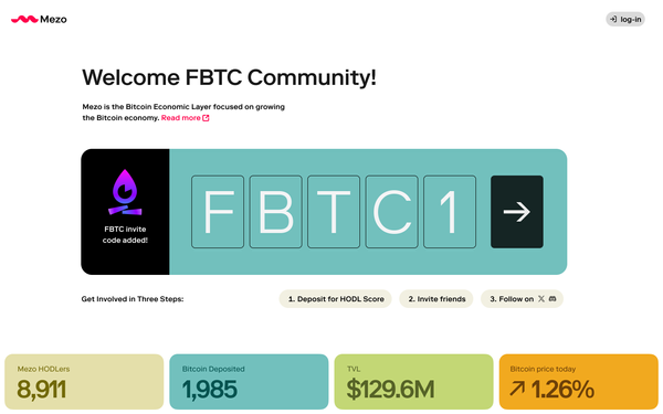 FBTC and Mezo: Growing BitcoinFi